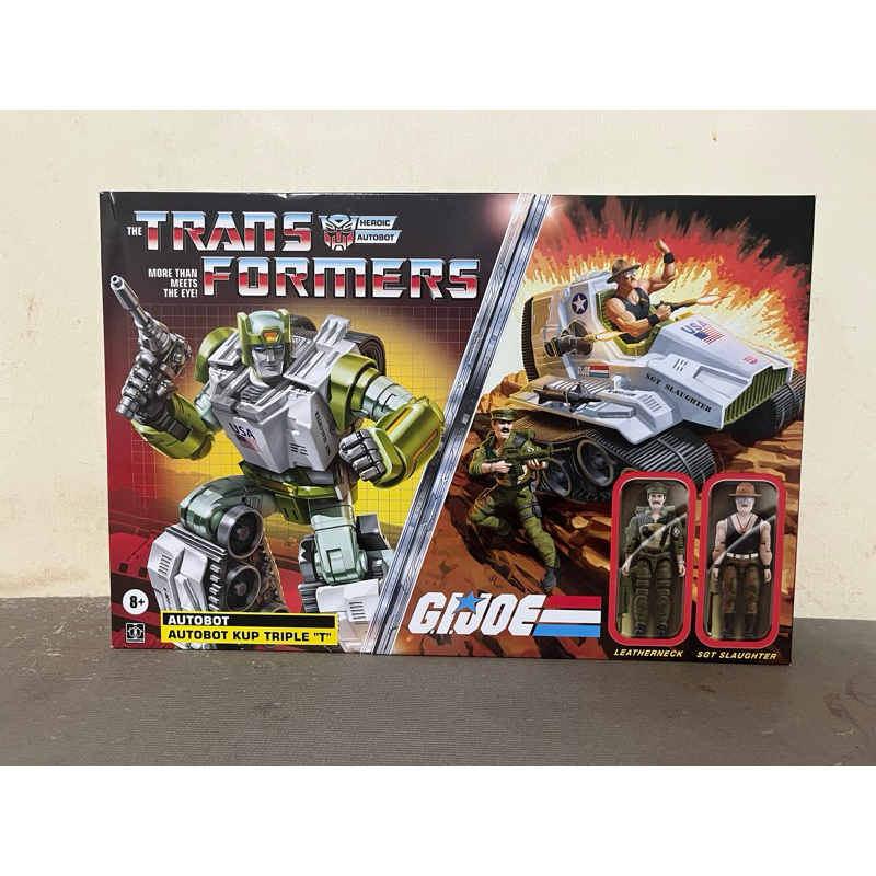 Transformers X Gi Joe Kup Triple T Leatherback and Sgt slaughter ...