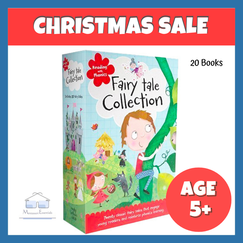 [SG STOCK] Fairy Tale Collection (20 Books) Reading with Phonics Children Fun Early Learning ...