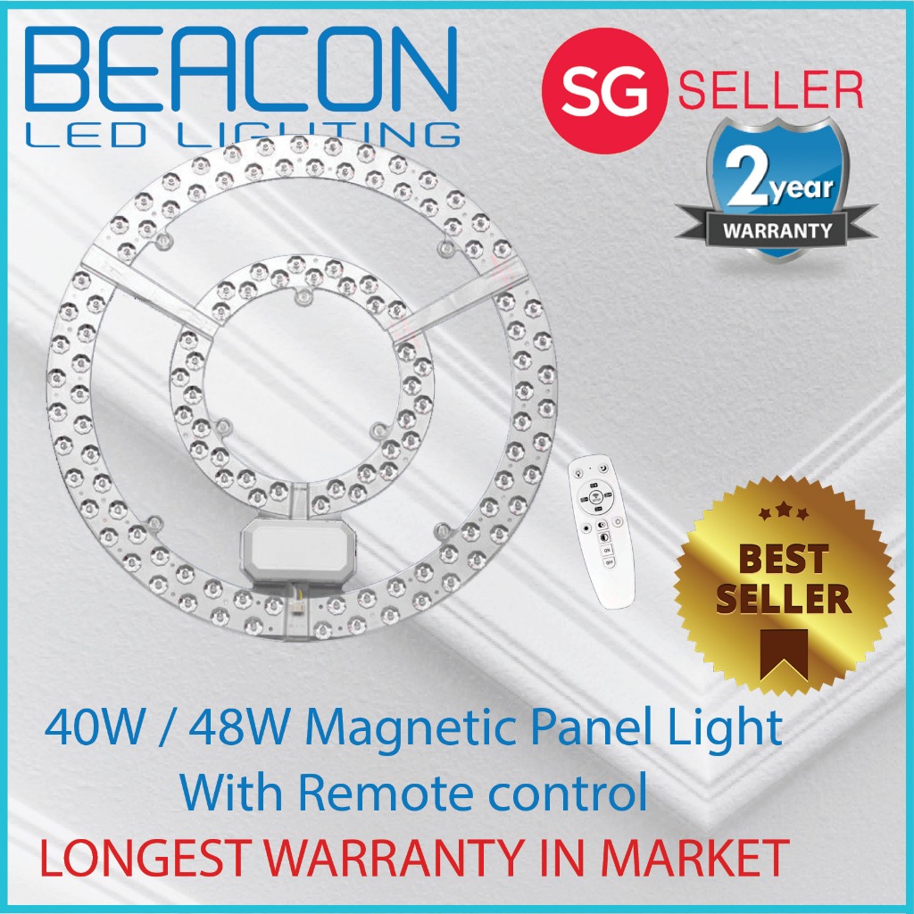 BEACON LED Panel Light 40W/48W Magnetic Panel / Ceiling Light ...