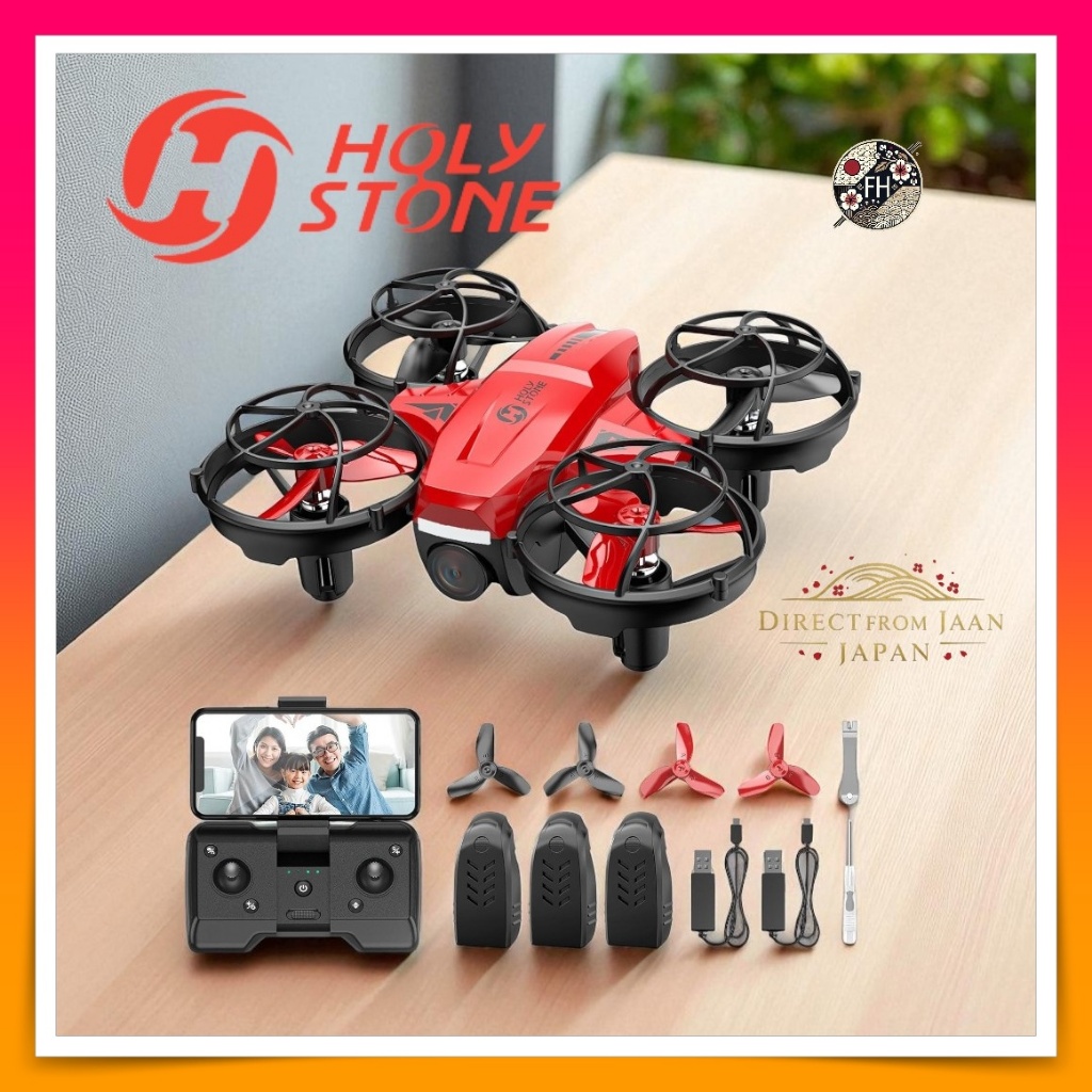 Holy Stone HS420 Mini Drone with 1080P Camera, Kids Toy, 3 Batteries ...
