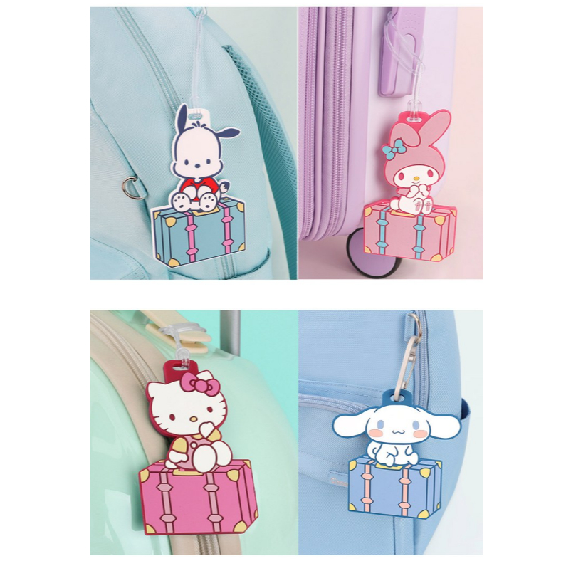 Sanrio Characters Carrier Luggage Tag 2-piece Set Cinnamoroll + My ...