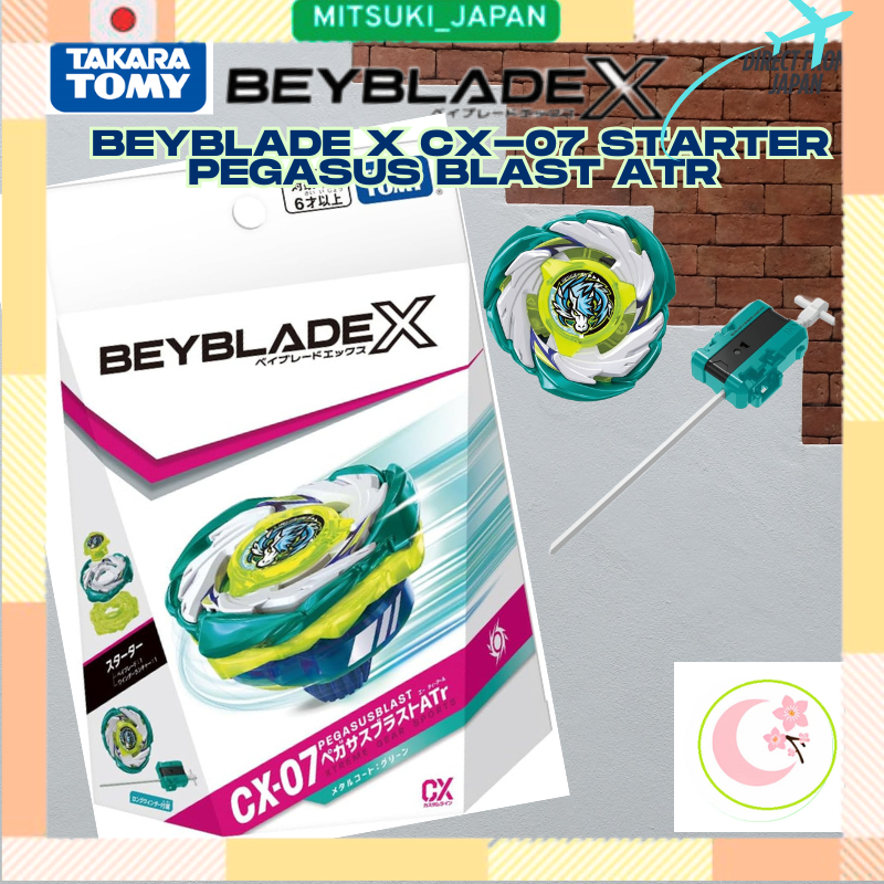 TAKARA TOMY BEYBLADE X CX-07 Starter Pegasus Blast ATr【Direct from ...