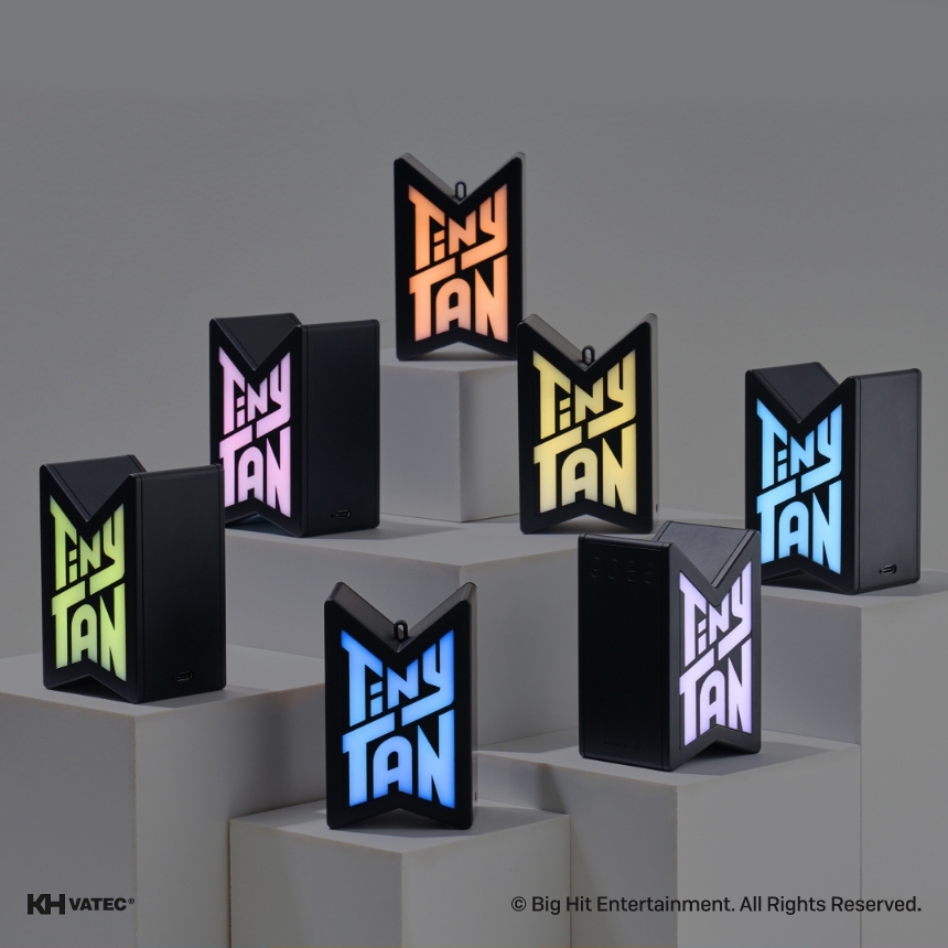 BTS (Bangtan boys) TinyTAN MINI Bluetooth SPEAKER Keyring Official ...