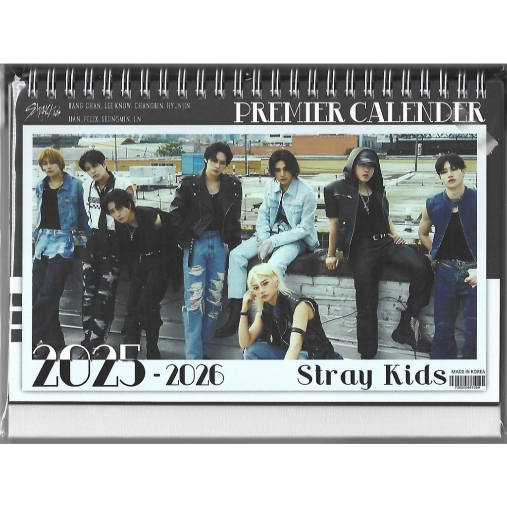Stray Kids Photo Calendar 2025 & 2026 K-POP 2024.07 | Shopee Singapore