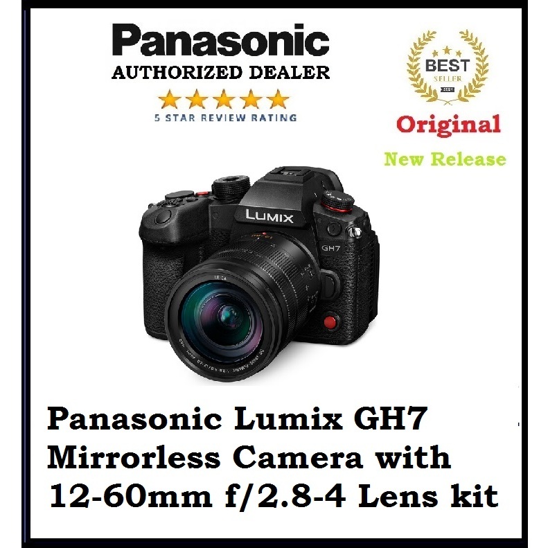 Panasonic Lumix GH7 Mirrorless Camera with 12-60mm f/2.8-4 Lens kit (15 ...