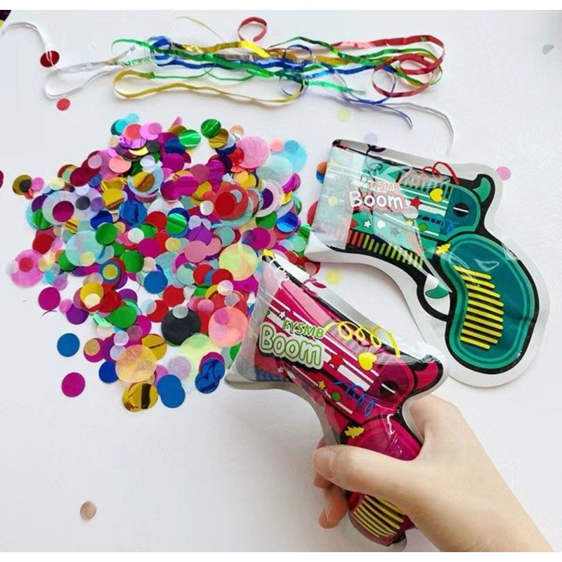[Ready Stock]Happy Confett iFireworks Party Popper Inflatable Gun Hand ...