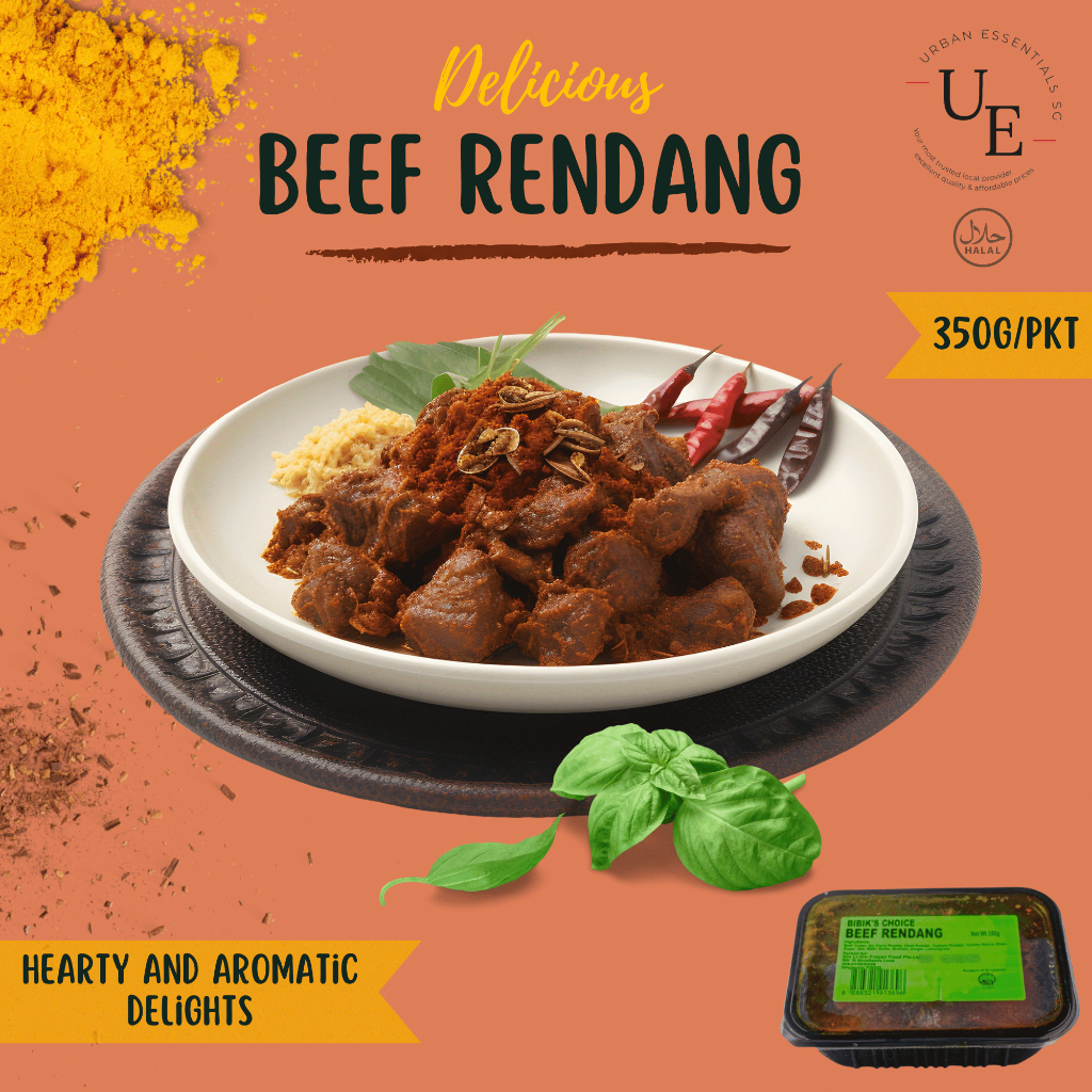 Bibik's Choice Beef Rendang (350g) | Shopee Singapore