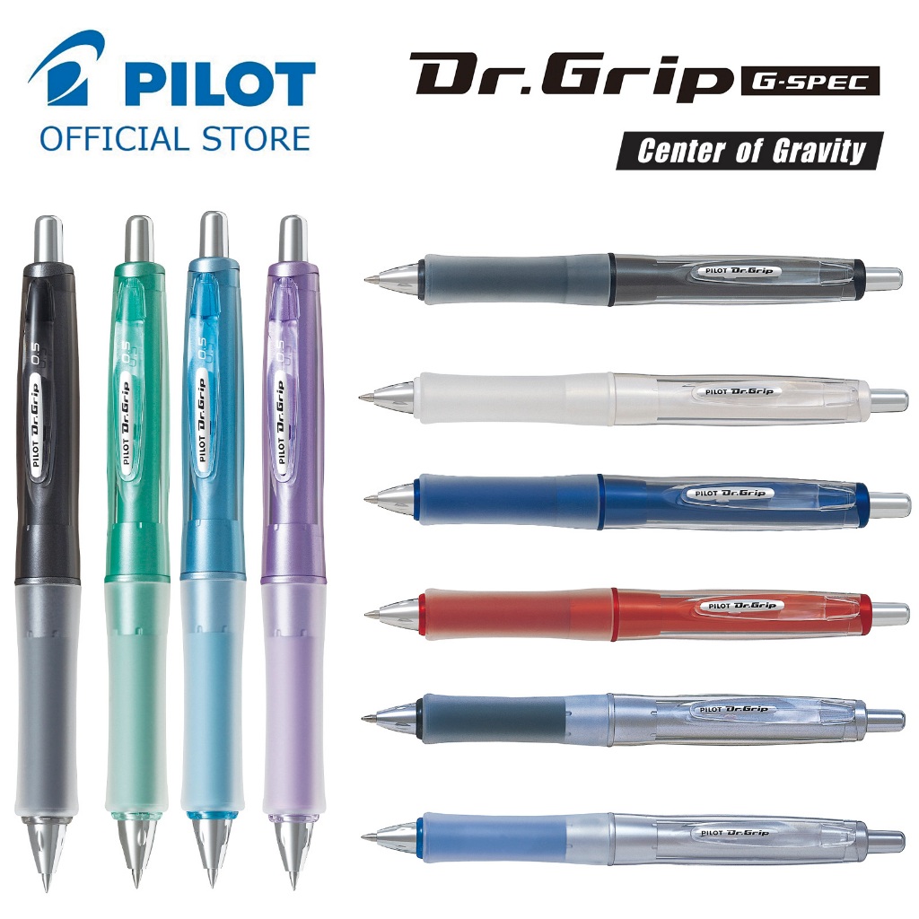 PILOT Dr. Grip G-Spec Ergonomic Ballpoint Pen 0.5mm, 0.7mm (BDGN60EF ...