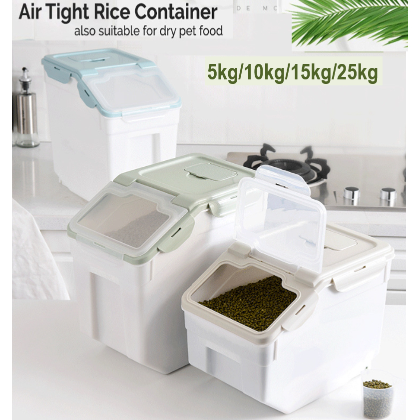 Airtight Rice Container / Rice Bucket/Pet food Storage / Dry Goods ...