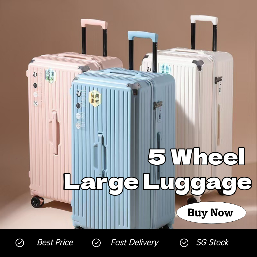SG Stock Luggage Large Capacity Travel Luggage Trolley Case Suitcase 28 ...