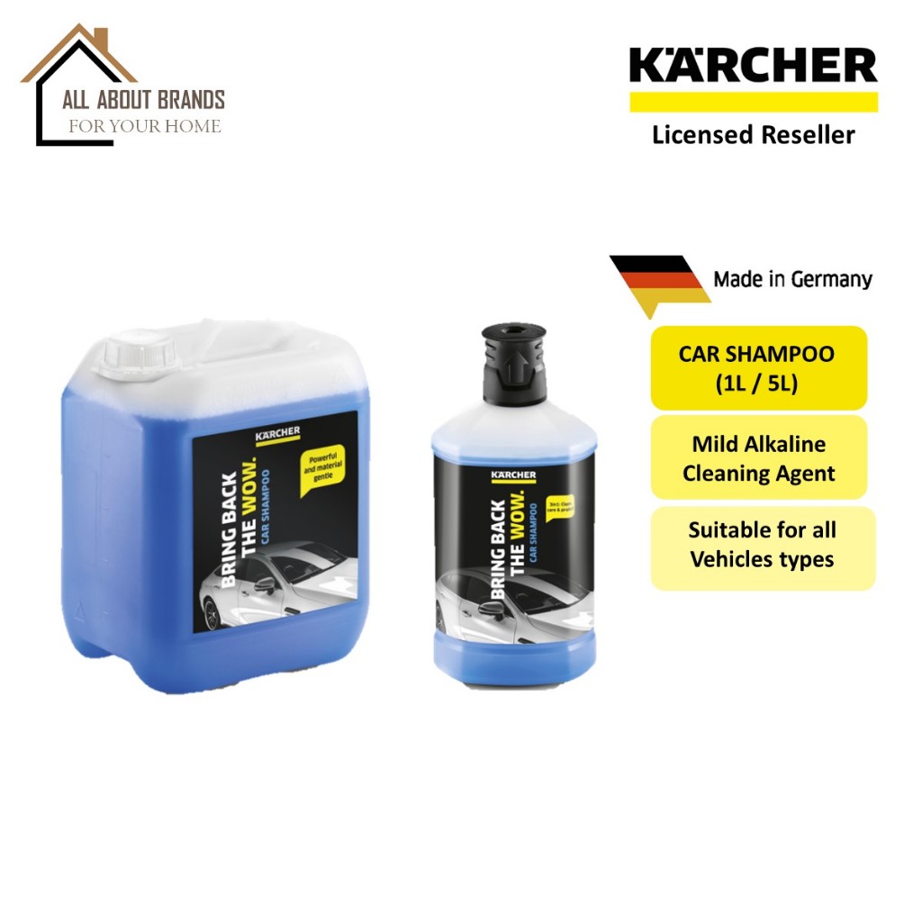 ( Made In Germany ) KARCHER Car Shampoo in 1litre RM 610 / 5 litres RM 619 | Suitable for all ...