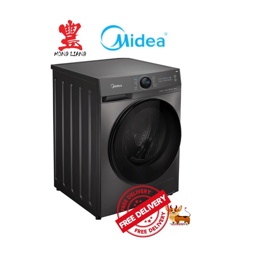 Midea 10.5kg MF200W105B Front Load Washing Machine | Shopee Singapore