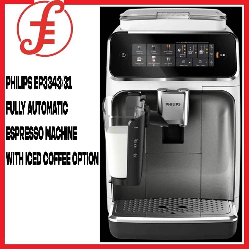 PHILIPS EP3343/31 with Iced Coffee option Fully automatic espresso ...