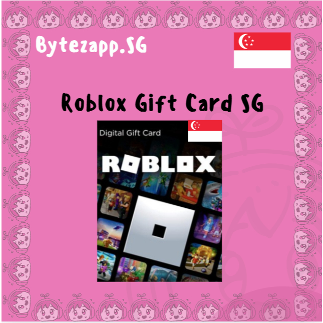 1000 Robux Roblox Digital Gift Card | Shopee Singapore