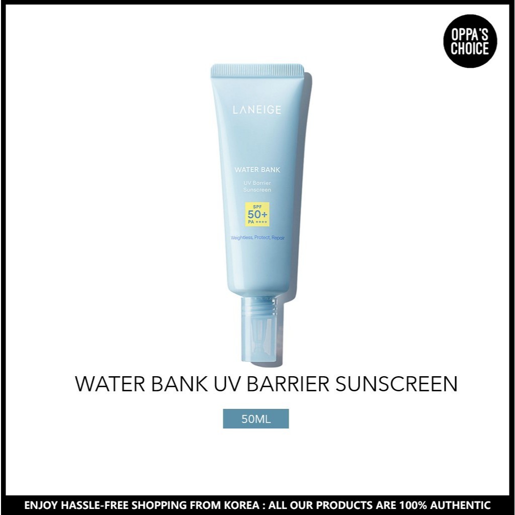 Laneige Water Bank UV Barrier Sunscreen SPF50+ PA++++ | Shopee Singapore