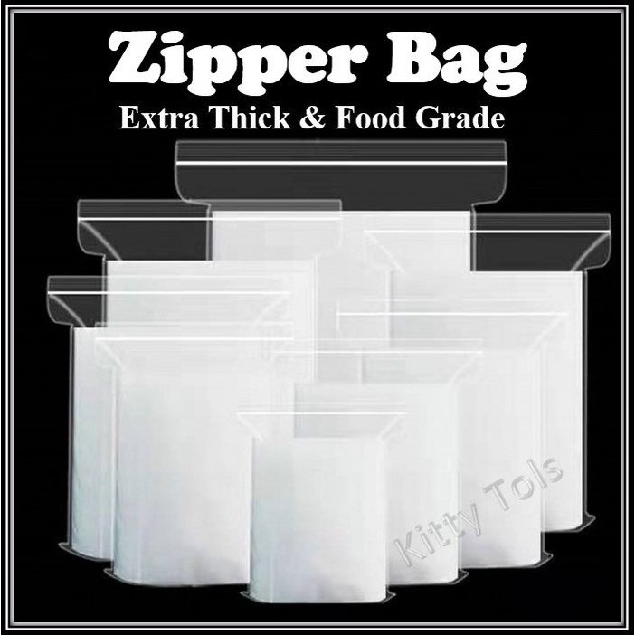 Ultra Thick Zipper Bags / Food Grade Zipper Bags / Small Zip Bag ...