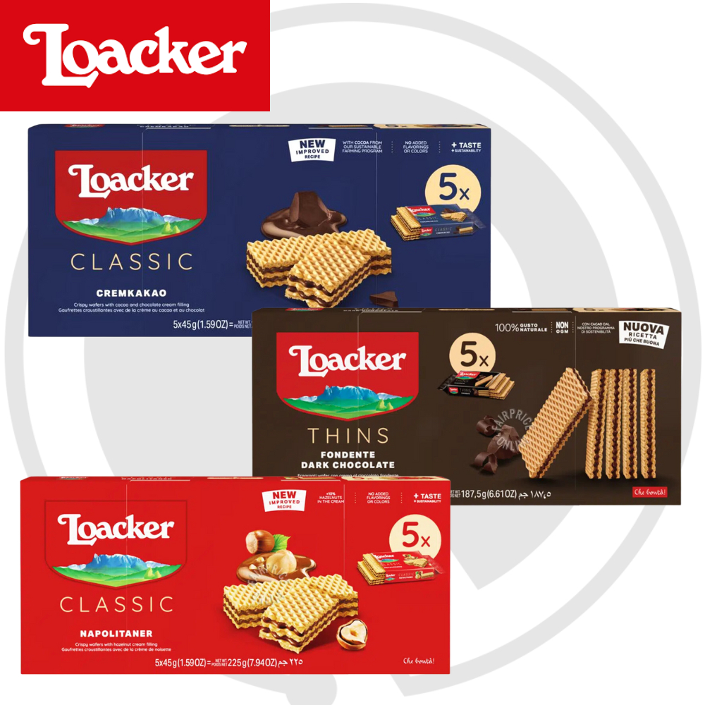 Loacker Wafer Pack (45g x 5 Packs) | Shopee Singapore