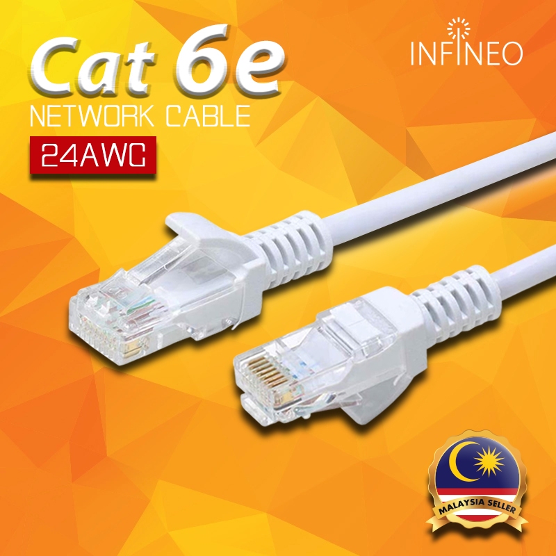 Infineo Cat 6 Cat6e Network Cable LAN Cable RJ45 Ethernet 1.5Meter ...