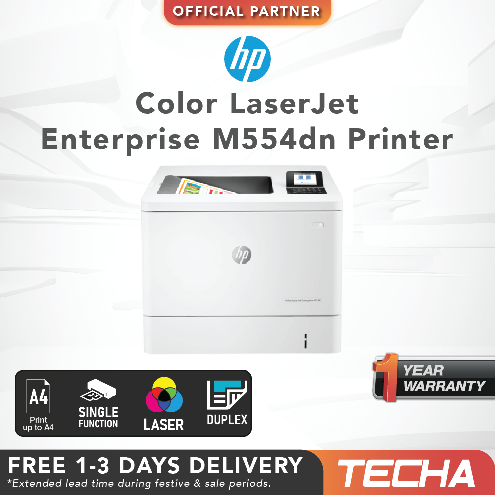 HP Color LaserJet Enterprise M554dn Printer | Shopee Singapore