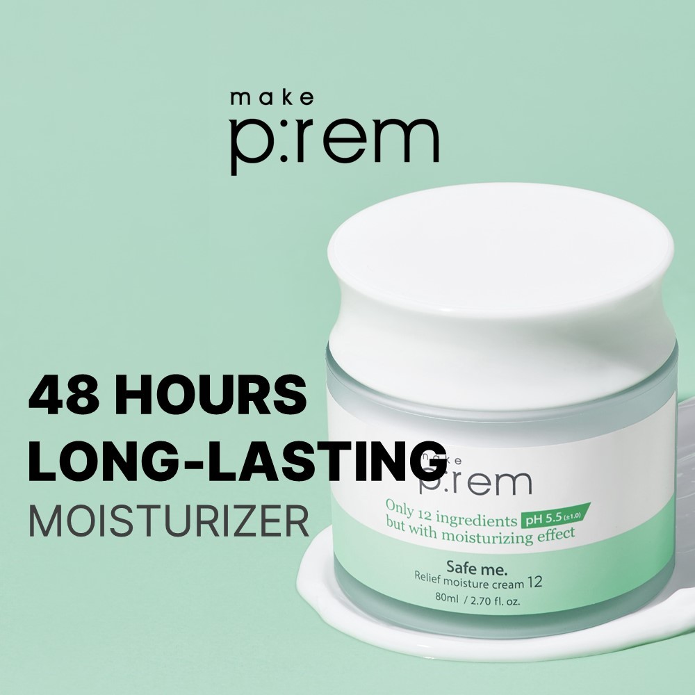 MAKE PREM Safe me. Relief Moisture Cream 12 80ml | Shopee Singapore