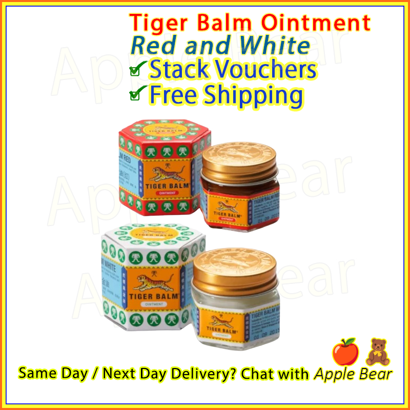 Tiger Balm White and Red Ointment Gel Cream | Shopee Singapore
