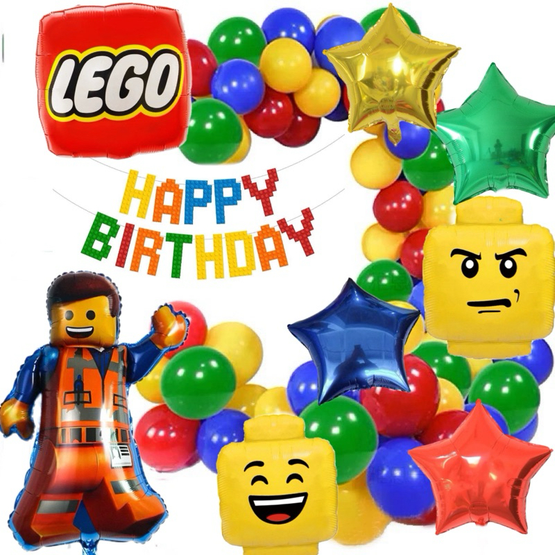 [Ready Stock]Jumbo package Building Block LEGO Emmet Happy Birthday ...