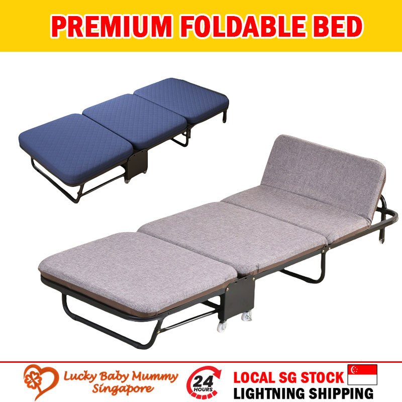 【3-fold Bed】ELOISE Premium Japanese Foldable Single Bed | Shopee Singapore