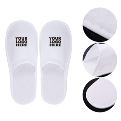 Custom Beauty Salon Slippers Printing Customized Printing Logo Luxury ...