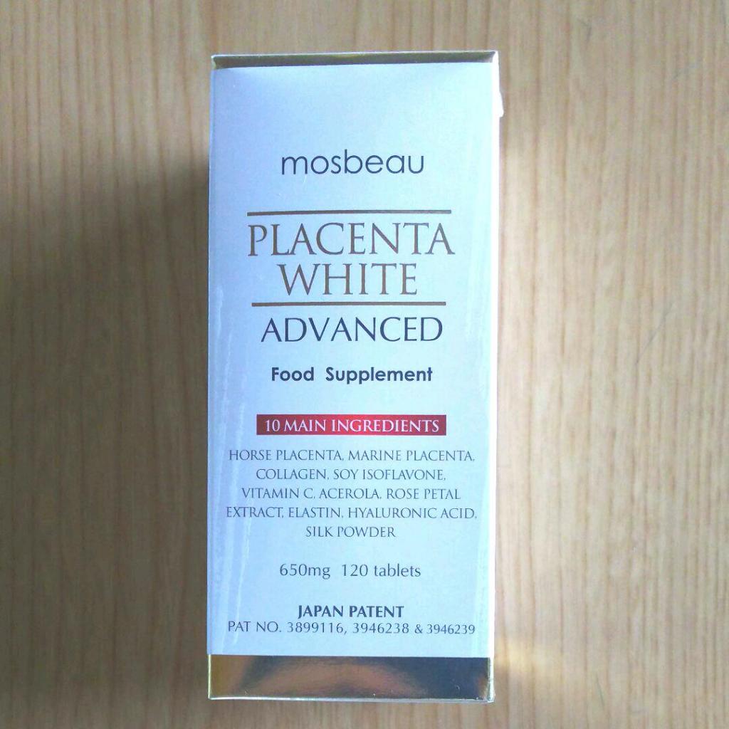 mosbeau PLACENTA WHITE ADVANCED 650mg×120tablets mosbeau PLACENTA WHITE ...