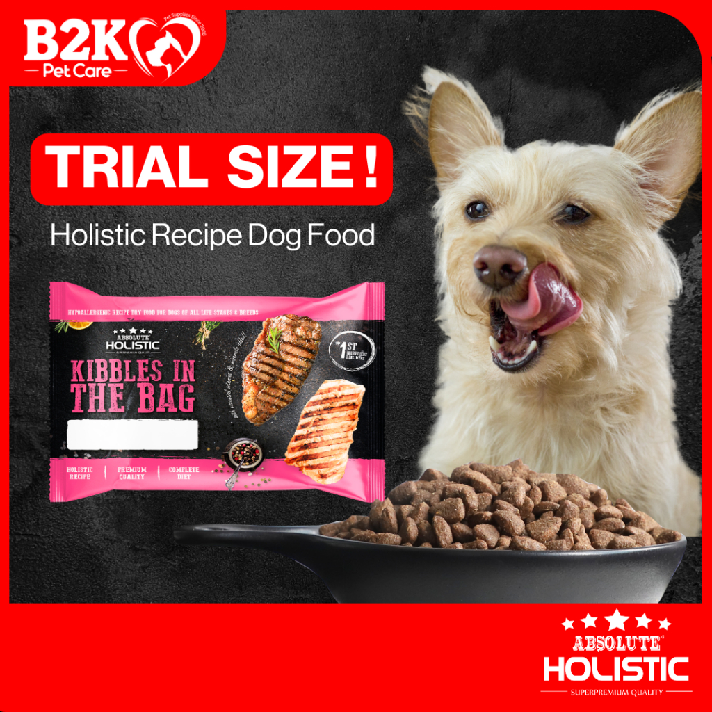 (Sample) Absolute Holistic Kibbles In The Bag Hypoallergenic Recipe Dog ...