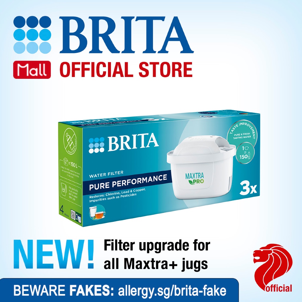 BRITA Water Filter Cartridge MAXTRA PRO Pure Performance Pack of 3 ...