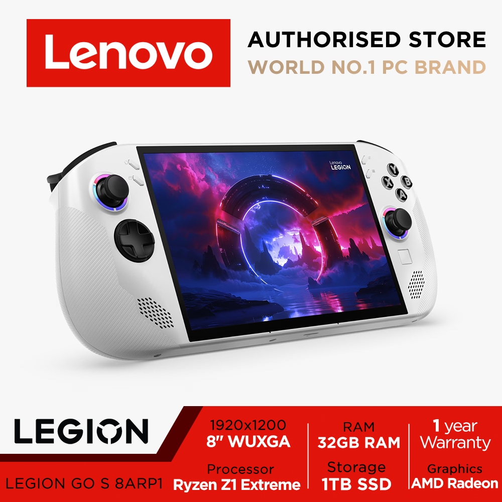 LEGION GO S 8ARP1 | 83N6000MSB | 8" WUXGA IPS | AMD Ryzen Z1 Extreme ...