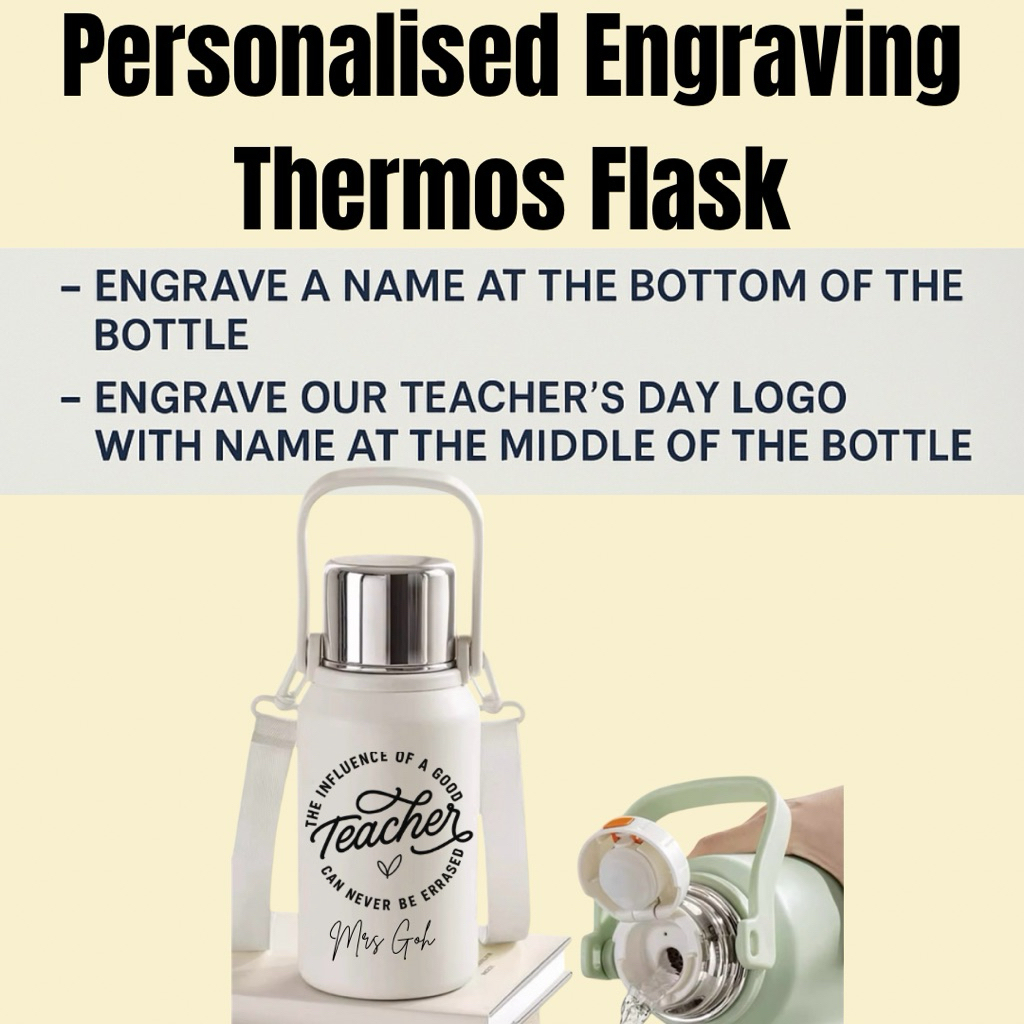 Big Capacity 1L/1.5L Thermos Flask. Teacher Day Gift |Christmas Gift ...