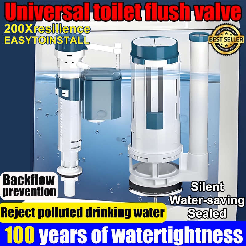 【In Stock】Universal toilet flush valve Flush Toilet Flush Set Pam ...