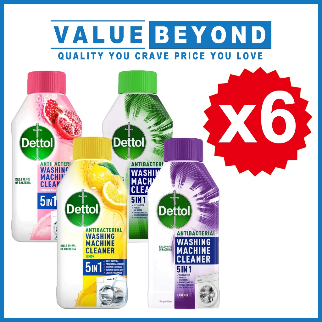 [CARTON DEAL] Dettol Washing Machine Cleaner 250ml | Shopee Singapore