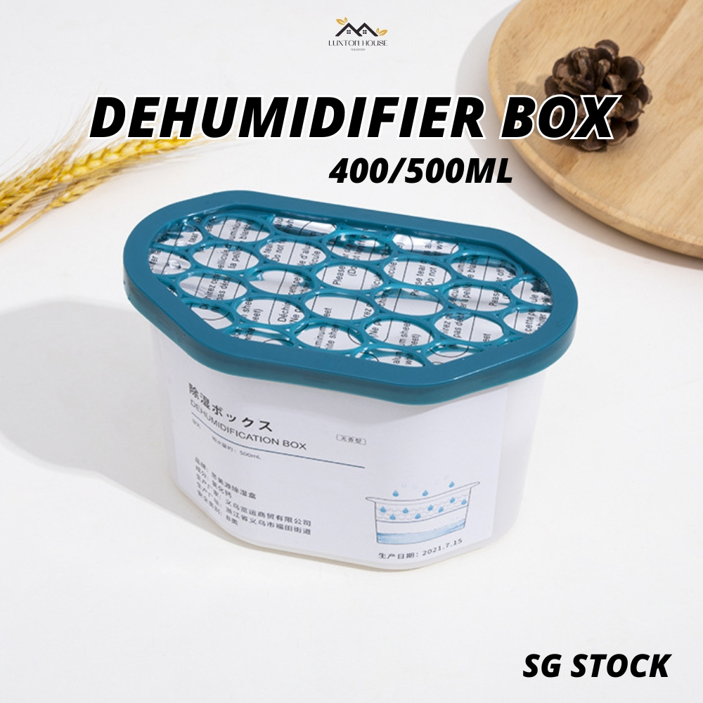 {SG} Dehumidifier Box Anti Moulding Odours Removal Disposable 400ml Toilet Absorbent Fresh Air ...