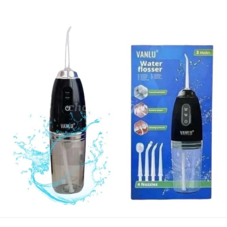 SG STOCK Vanlu Rechargeable IPX6 Waterproof Washable Dental Water ...