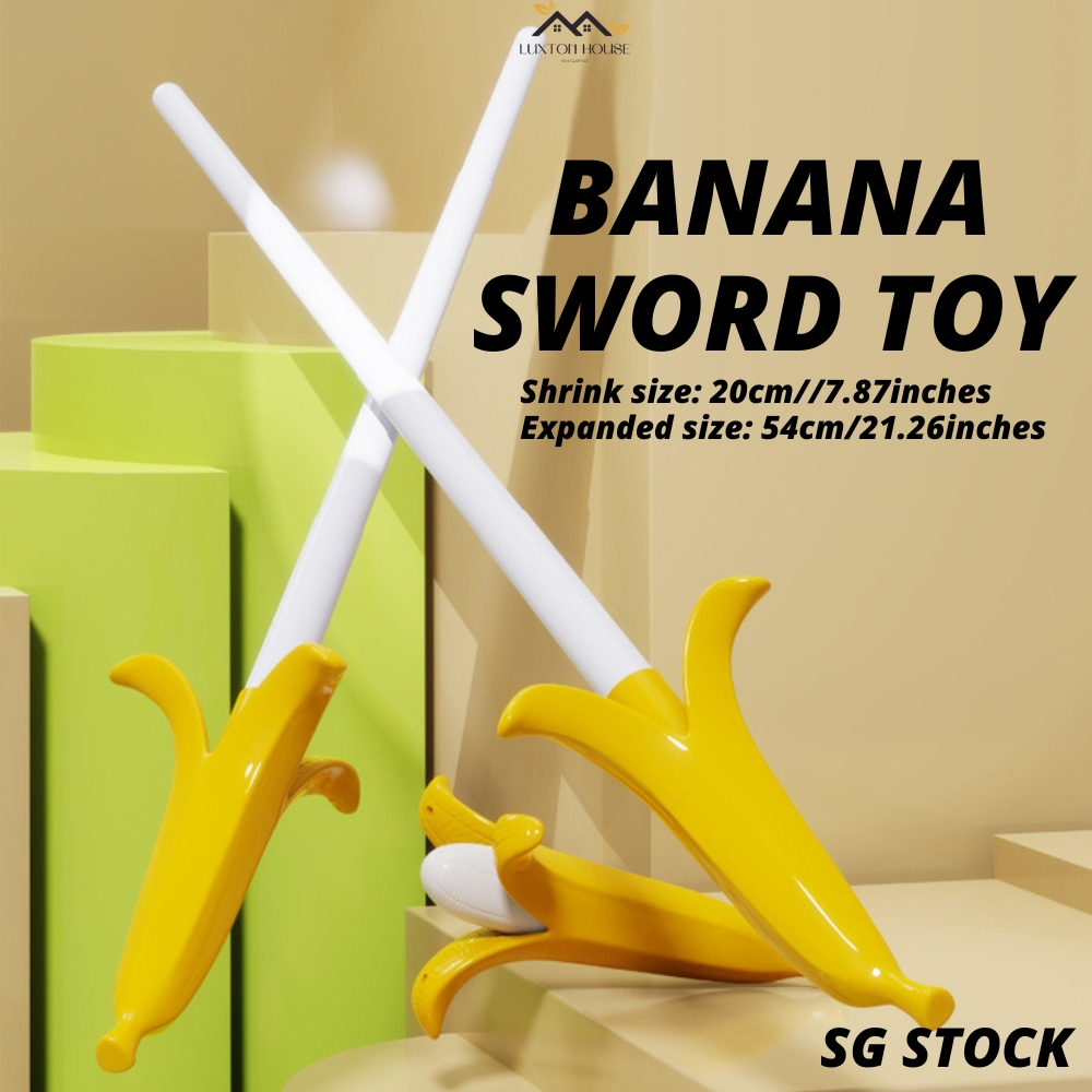 {SG} Banana Sword Toy 3D Printing Telescopic Sword Toy Fidget Toy ...