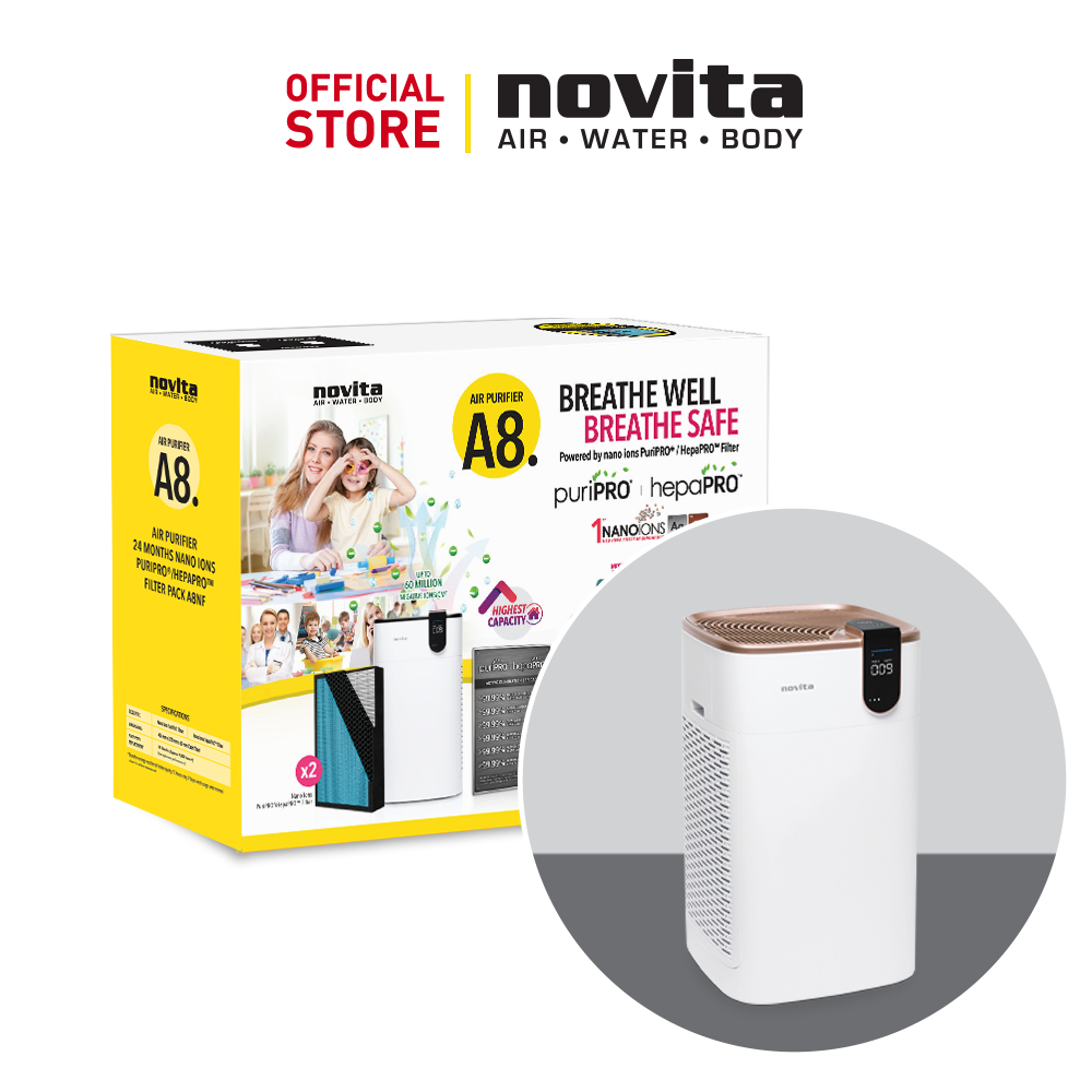 novita 24-Month nano ions PuriPRO®/HepaPRO™ Replacement Filter: Air ...