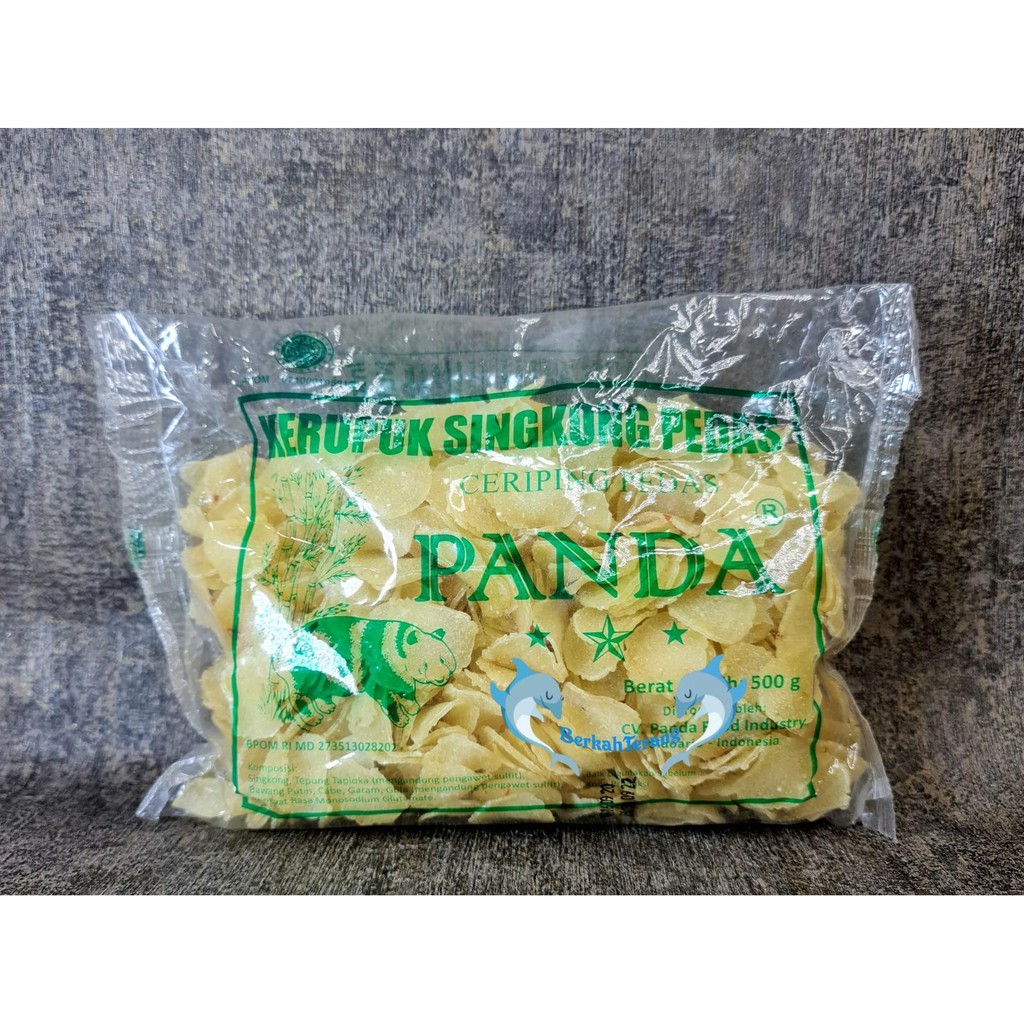 OPAK - CASSAVA CHIPS - PANDA KERUPUK SINGKONG - KERIPIK SINGKONG PEDAS ...