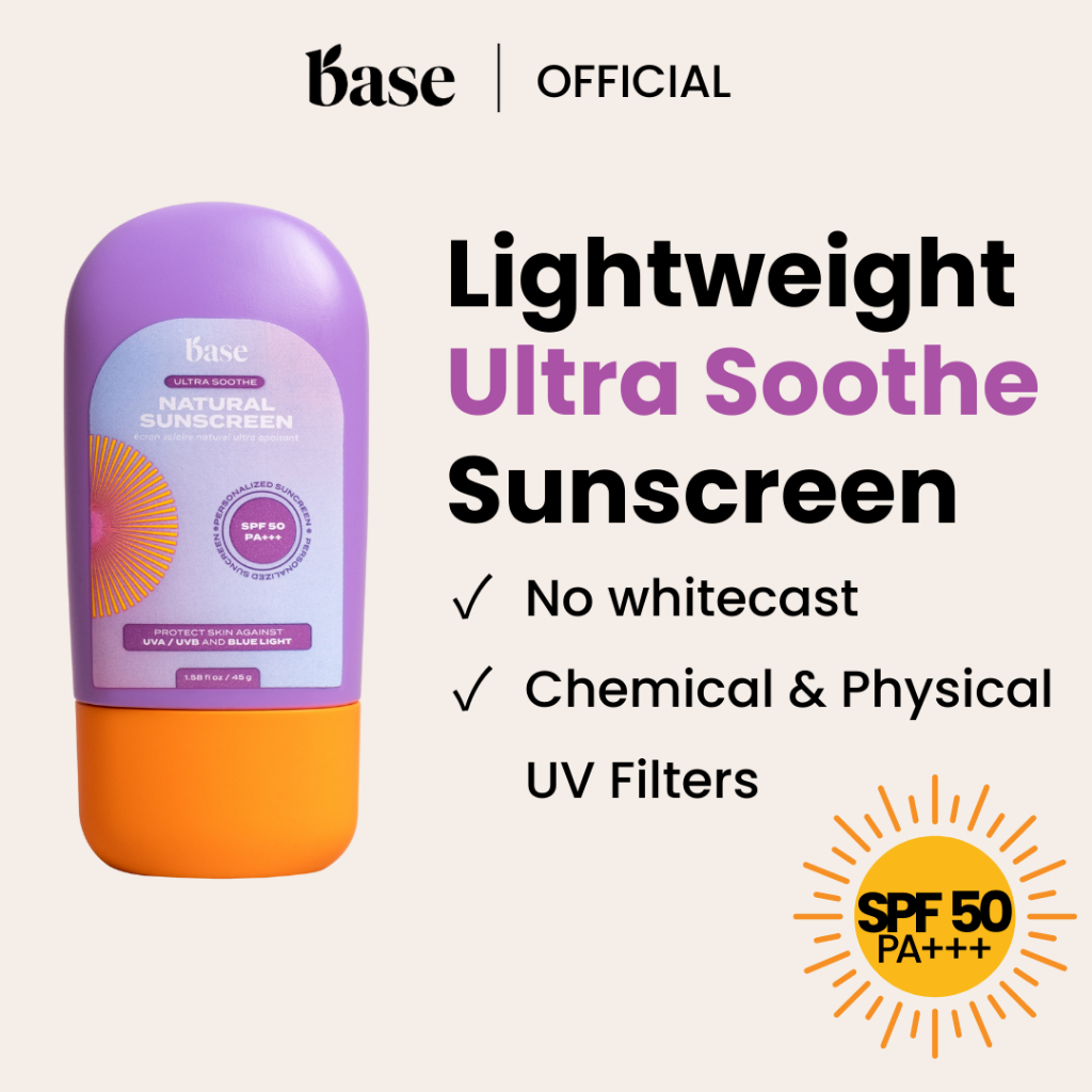 [BASE] Lightweight Ultra Soothe SPF50 Physical Sunscreen - Ultra Soothe ...