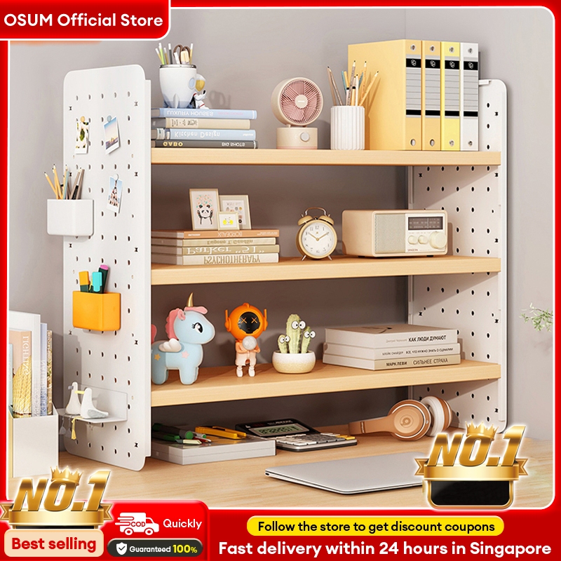 Desktop Organiser Shelf Student Simple Multi-layer Book Shelf ...