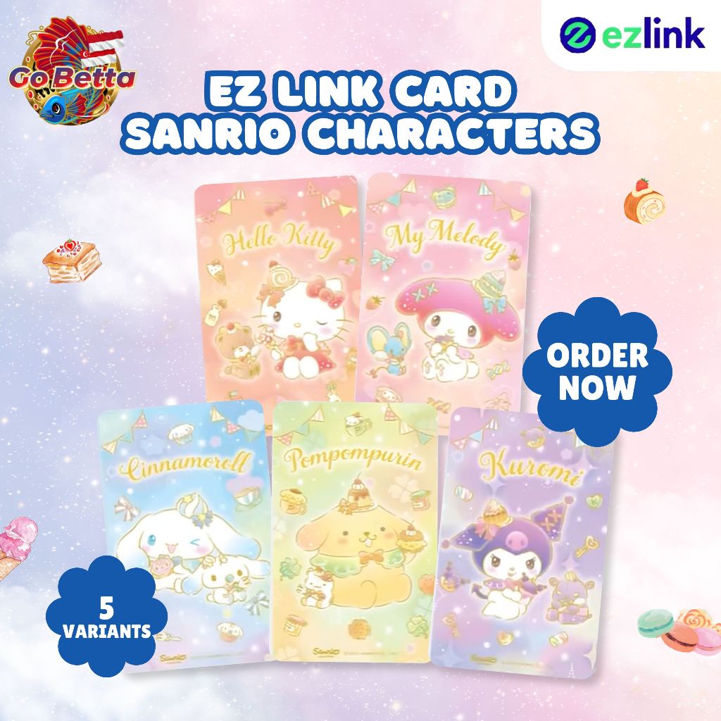 🇸🇬 Sanrio SimplyGo EZ-Link Card MRT Bus Ez Link Cards Hello Kitty My ...