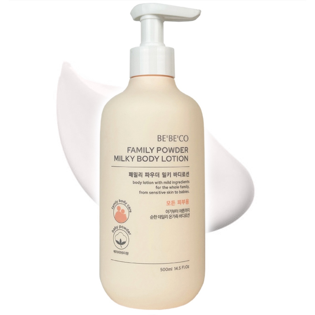 BEBECO Family Powder Milky Body Lotion 500ml - Body Lotion With Mild ...