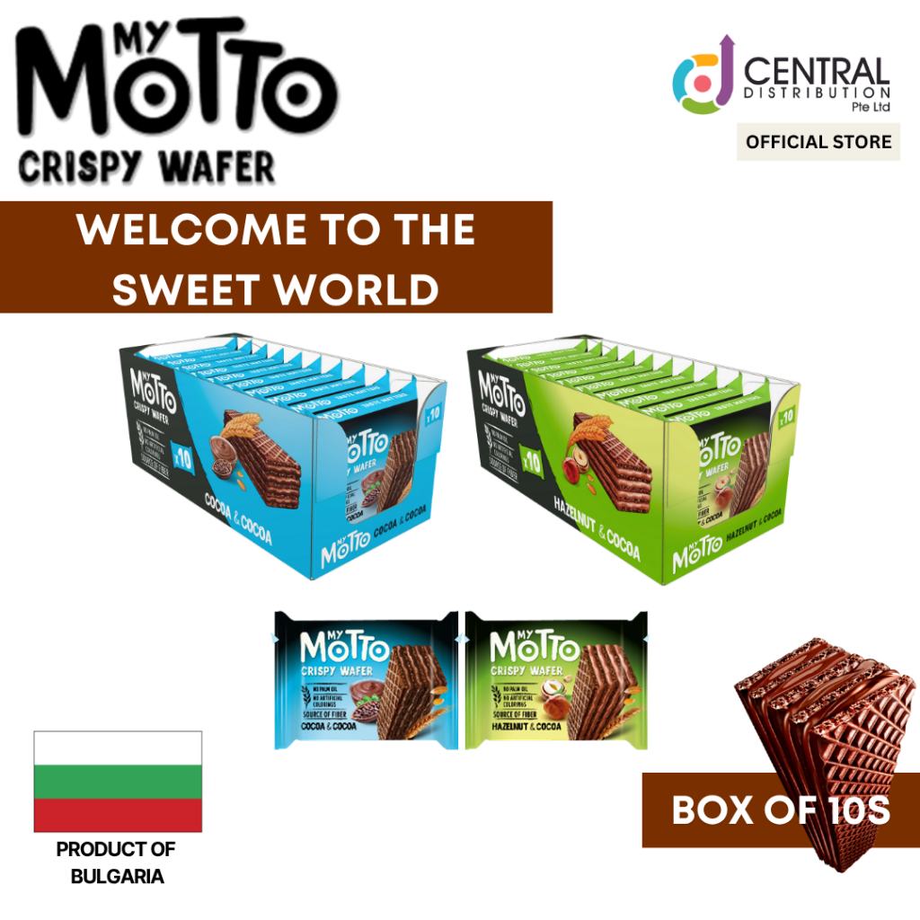 My Motto Crispy Wafer (Box of 10pcs) | Shopee Singapore