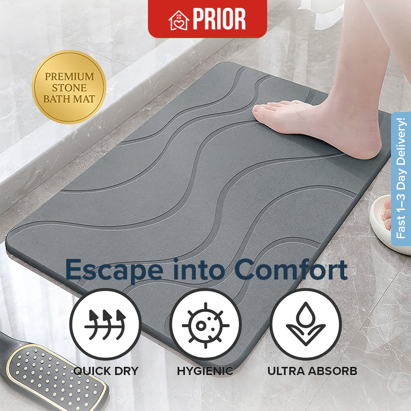 [SG Seller] Ultra Absorbent Diatomite Mat 💦🛁 Super Absorbent, Fast ...