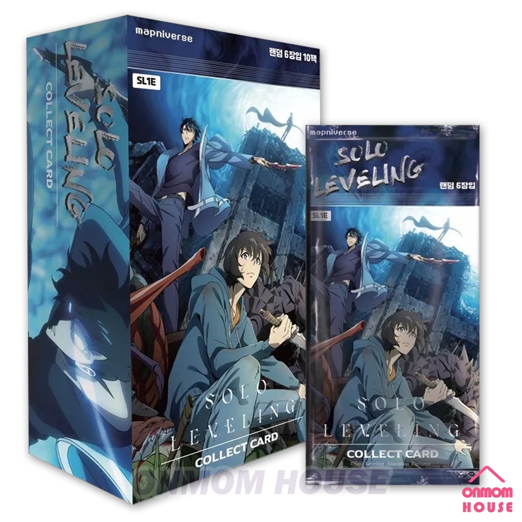 Solo Leveling Collect Card Vol.1 Booster Box Korean TCG 10Pack 1Box ...