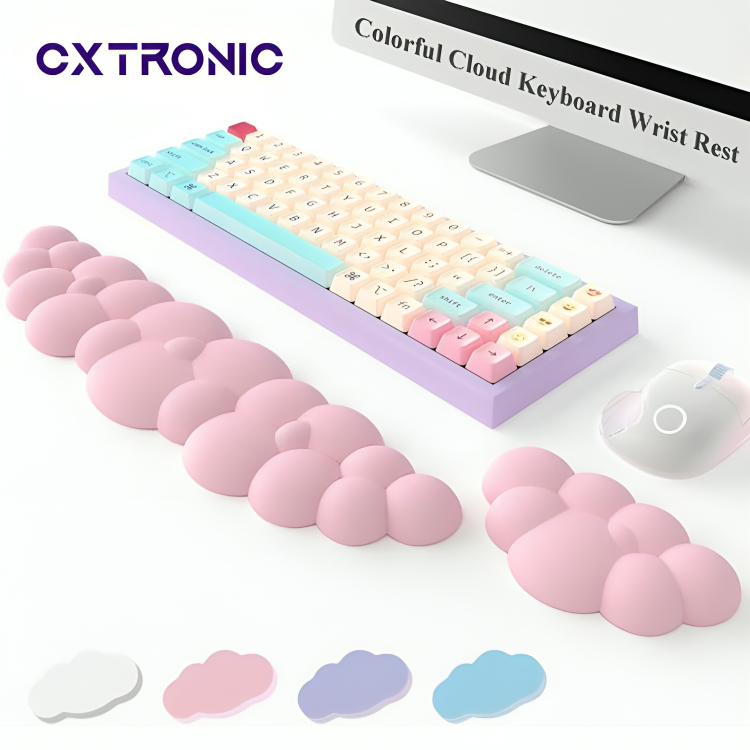Cloud Keyboard Wrist Rest Soft Leather mouse pad Memory Foam Wrist ...