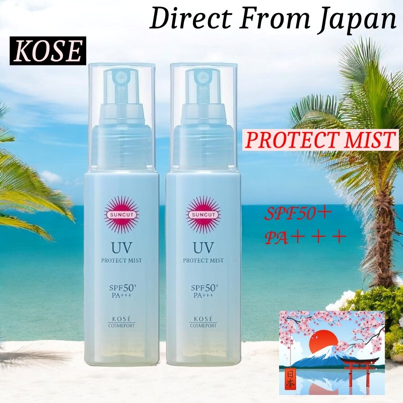 KOSE Suncut Protect UV Mist 60ml SPF50+ PA+++Sunscreen [Body and Face ...