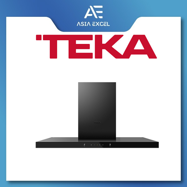 TEKA DSI 90 AD BLACK 90CM CHIMNEY HOOD WITH TOUCH FREE CONTROL AND ...